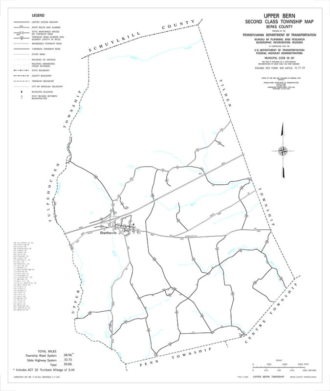 Roads - Upper Bern Township