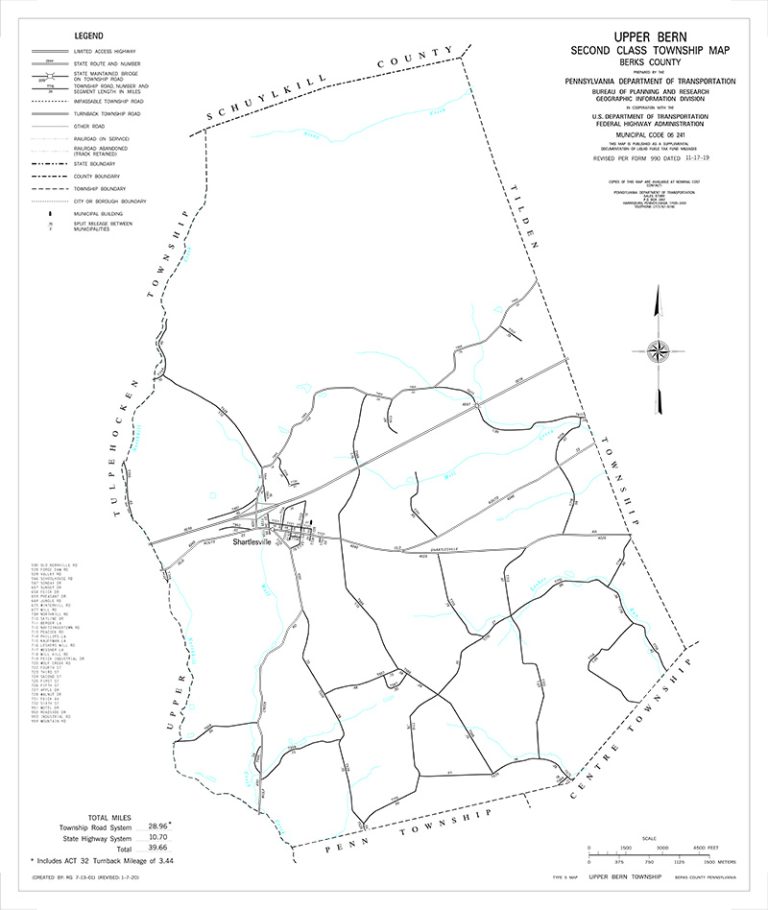 Roads - Upper Bern Township